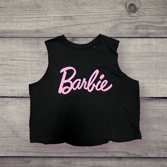 Barbie | Tops | Nwt Barbie Movie Cropped Fit Tank Top | Poshmark